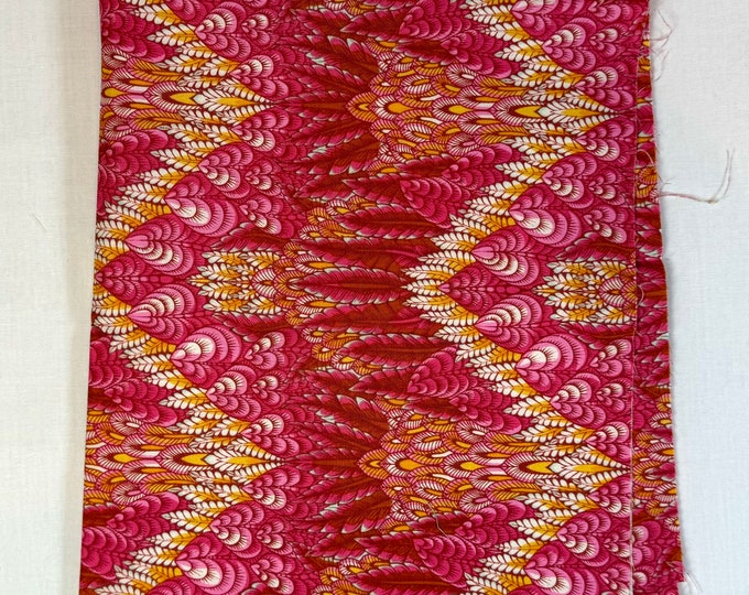 Tula Pink's Foxfield One Fat Quarter Cut of the Botanica Print in Pinks ...