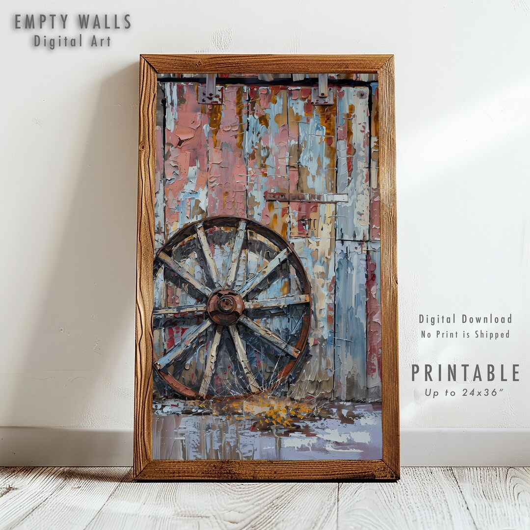 Timeless Turn: Antique Wagon Wheel - Etsy