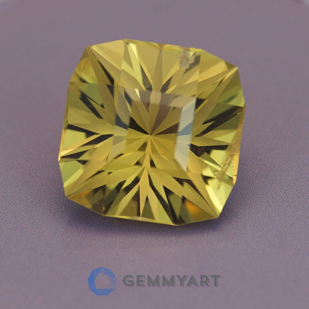 Heliodor 8,40 Ct Yellow Beryl Loose Gemstone Precision Cut - Etsy