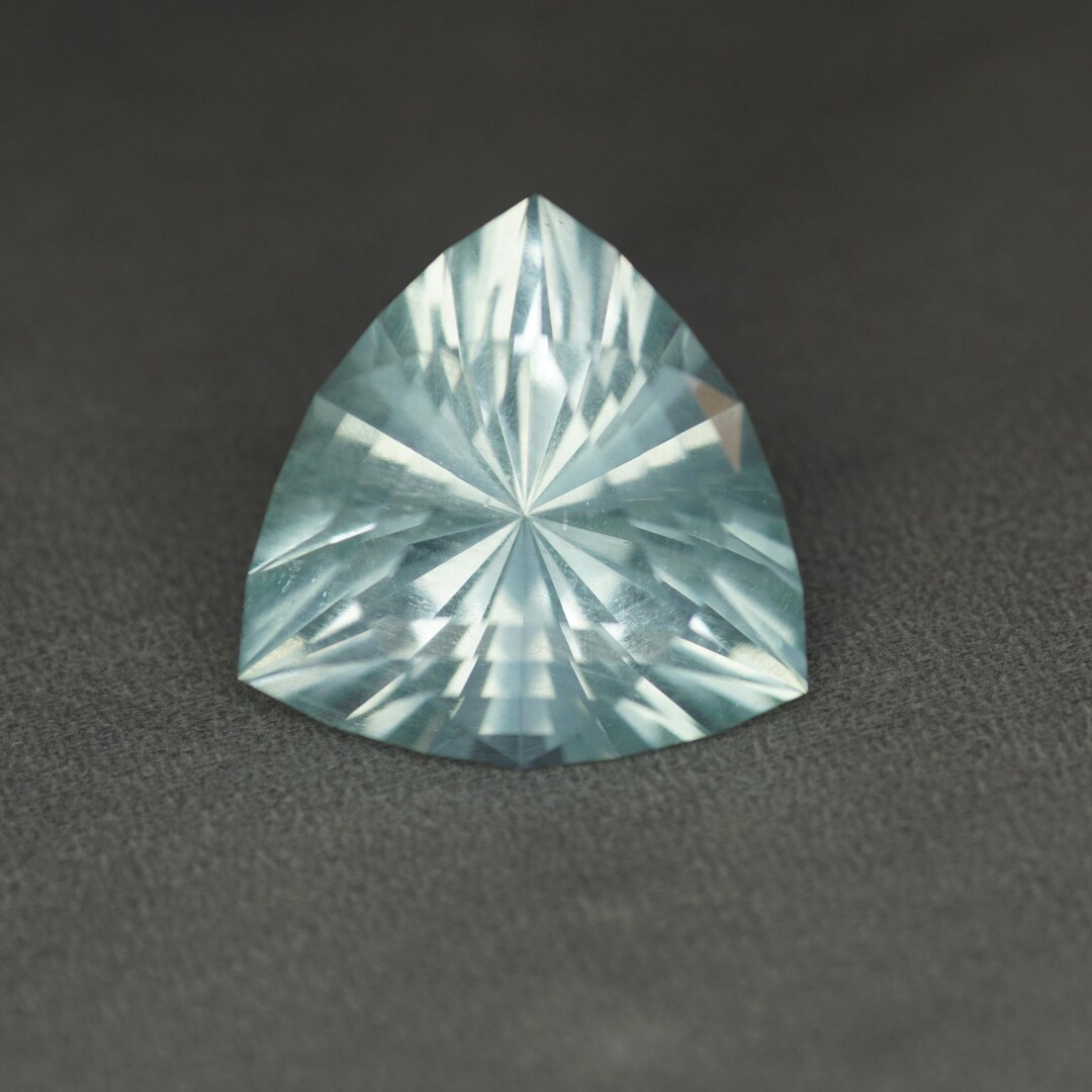 13.26 Ct Vanadium Beryl Gemstone – Light Blue-green, Hand Cut - Etsy