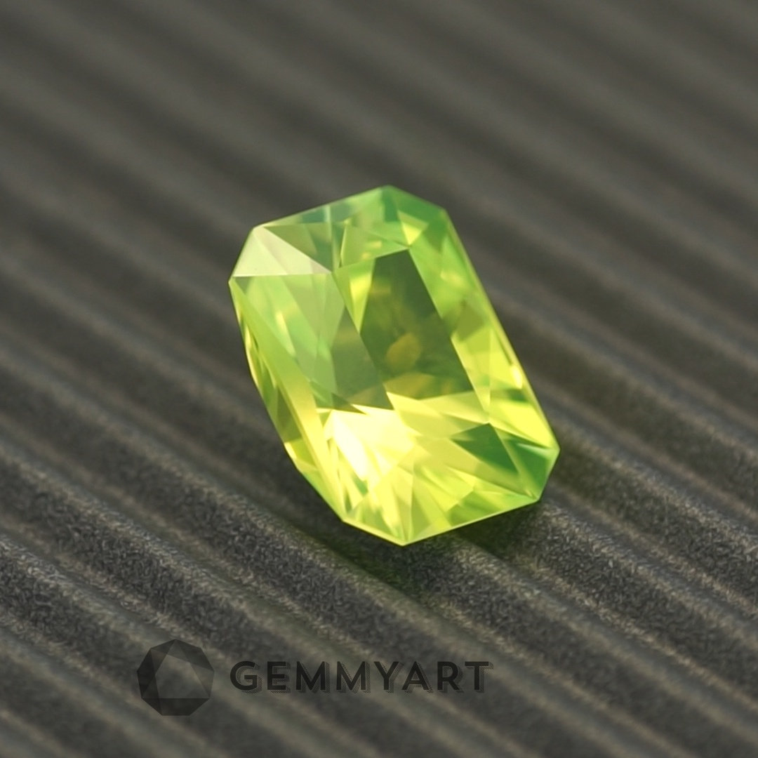 Luag 10,20 Ct Lutetium Aluminum Garnet Lab Created Fluorescent Yellow ...