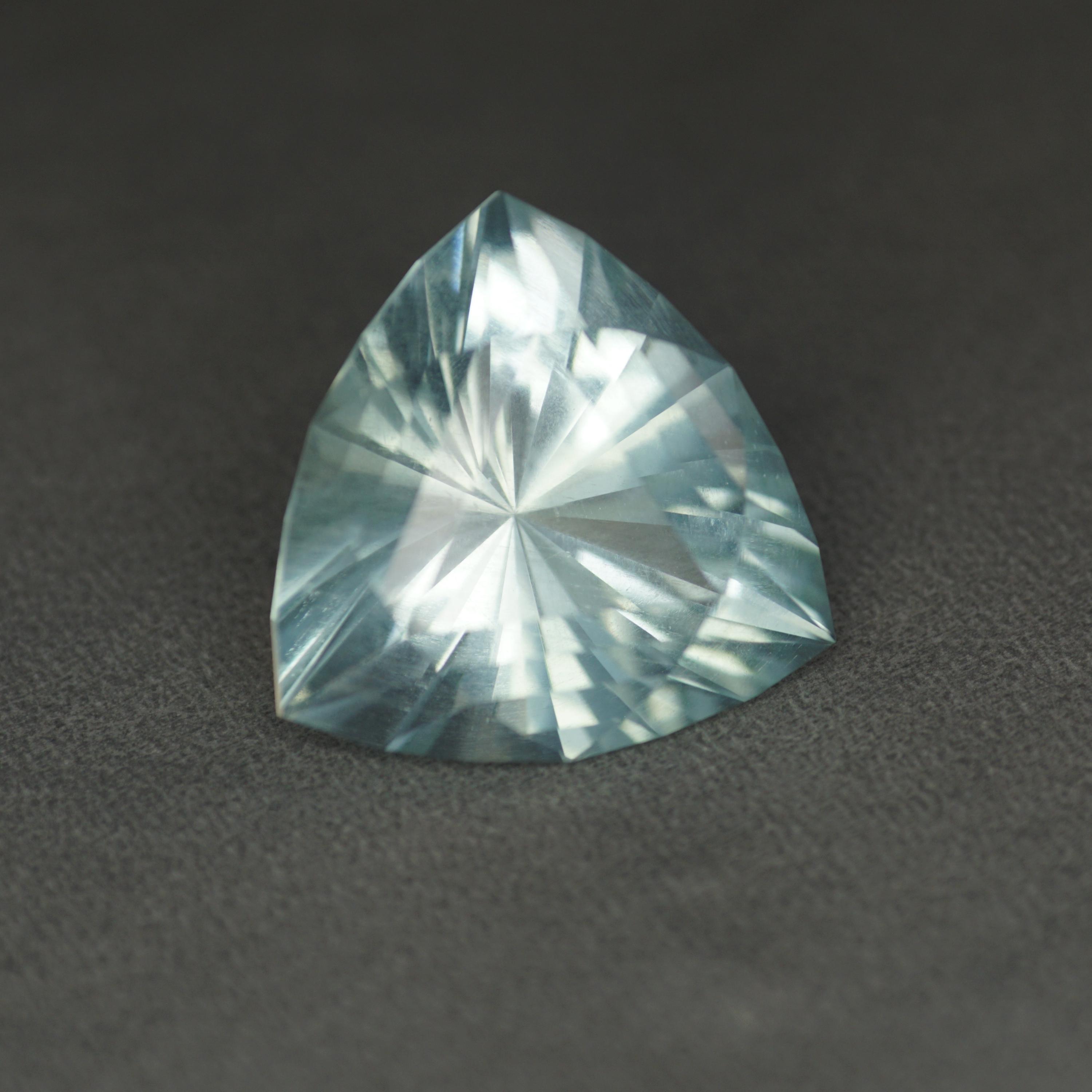 13.26 Ct Vanadium Beryl Gemstone – Light Blue-green, Hand Cut - Etsy