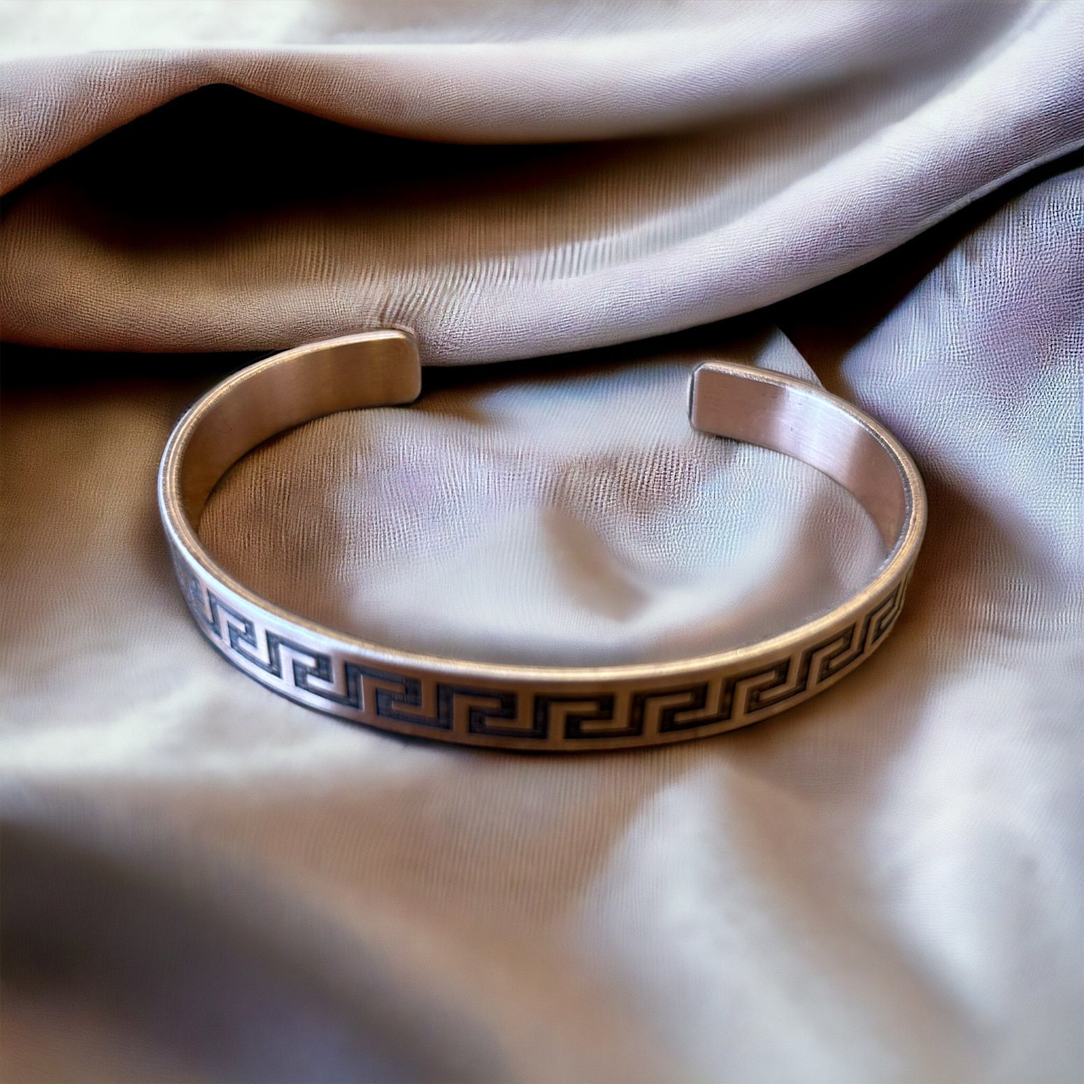 ICONIUM Pure Copper Pana Design Bracelet - Etsy