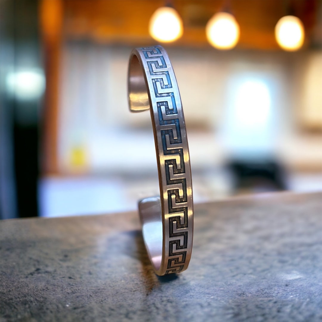 ICONIUM Pure Copper Pana Design Bracelet - Etsy