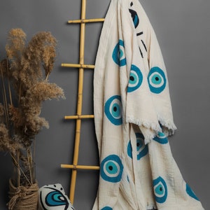 ICONIUM Evil Eye Printed Robe - Etsy