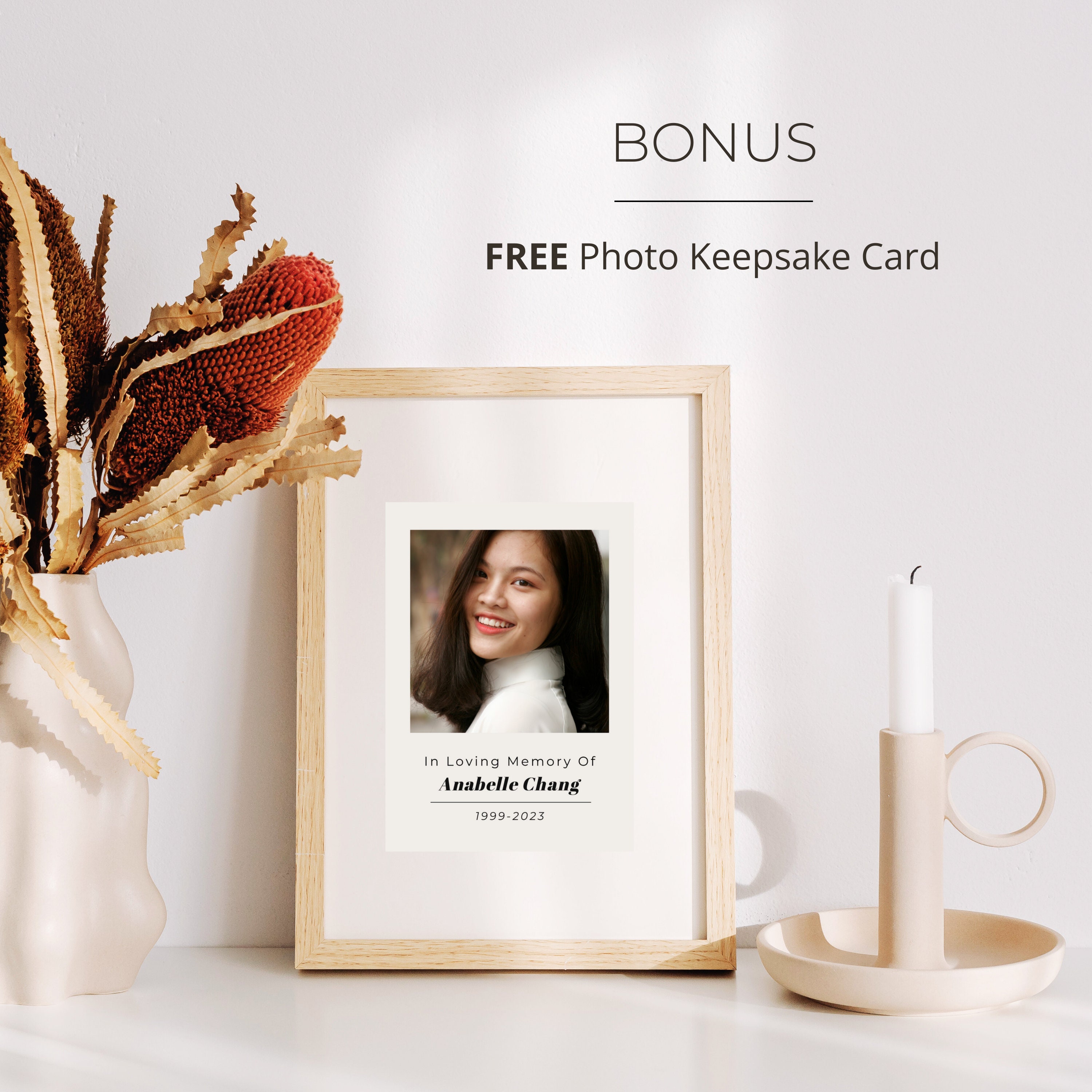 Funeral Program, Funeral Program Template, Obituary Template for Women ...