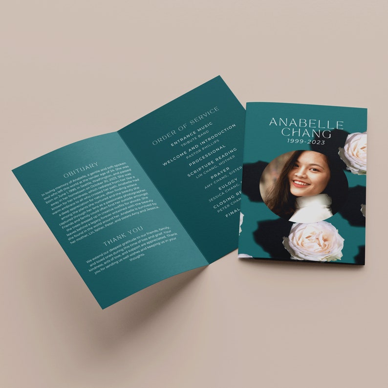 Obituary Template, Obituary, Obituary Template for Women, Funeral ...