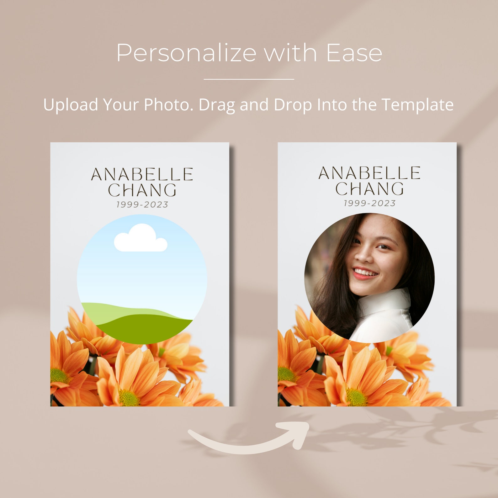 Funeral Program Template, Funeral Program, Funeral Program Template for ...