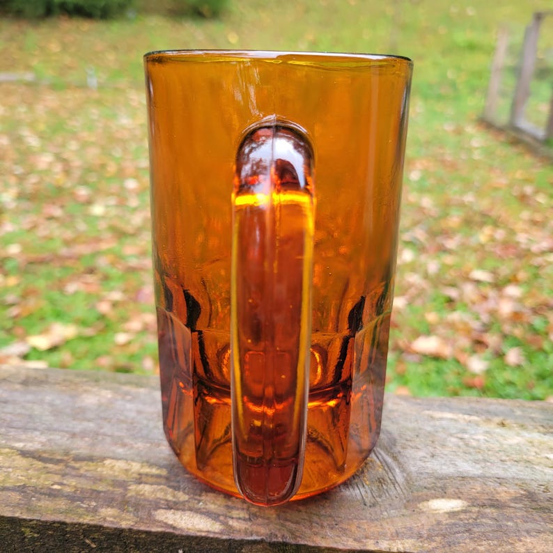 Heavy Thick Amber Root Beer/beer Mugs 8 Oz Vintage - Etsy