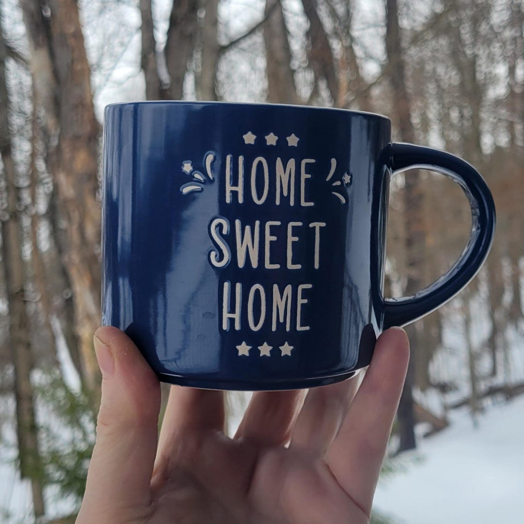 Vintage Home Sweet Home Coffee Mug - Etsy