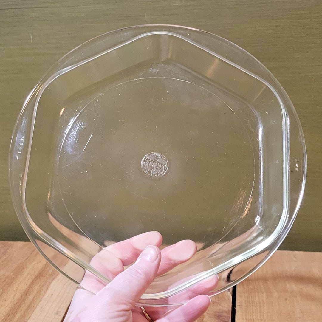 Vintage PYREX Hexagon Clear Glass Pie Plate 6 Sided - Etsy
