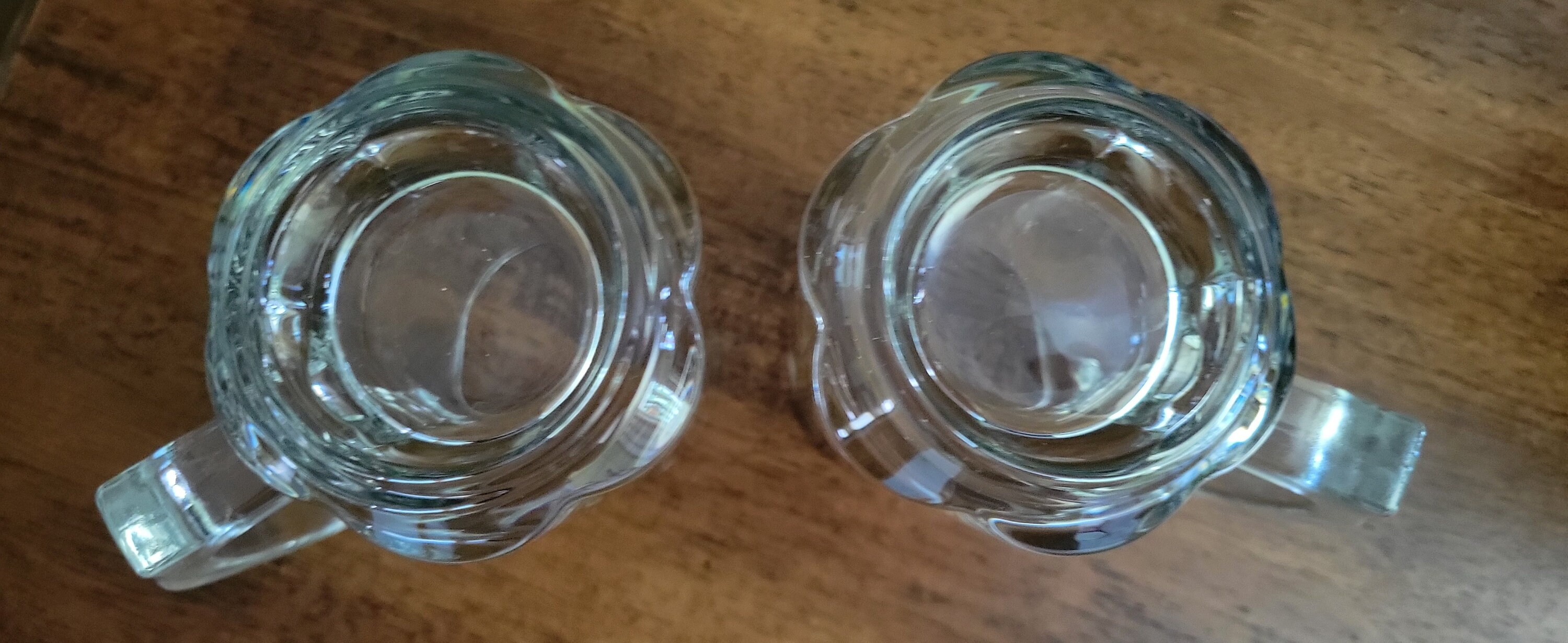 Clear Heavy Beer Mugs Set of 2 Vintage - Etsy