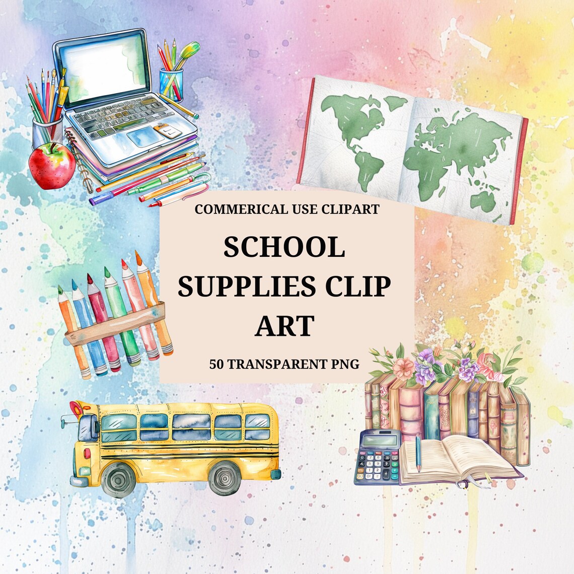 School Clip Art, Clip Art for Teachers, School Supply Clip Art, Back to ...