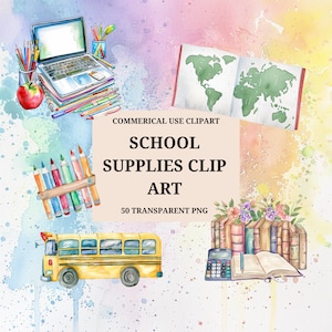 School Clip Art, Clip Art for Teachers, School Supply Clip Art, Back to ...