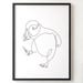 Puffin One Line Art Print: Minimalist Home Decor (digital Download) - Etsy