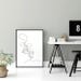 Abstract Couple Kissing One Line Art Print: Minimalist Home Decor ...