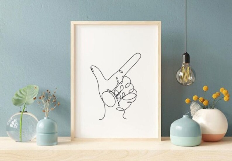 Tick Hand Line Art, Check Mark, Correct, All Right, Hand Gesture ...