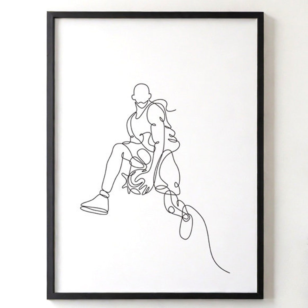 Slam Dunk Line Art, Basketball, Player, All Star, American Games, VC ...