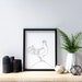Rooster Line Drawing: Minimalist Animal Art Print (digital Download) - Etsy