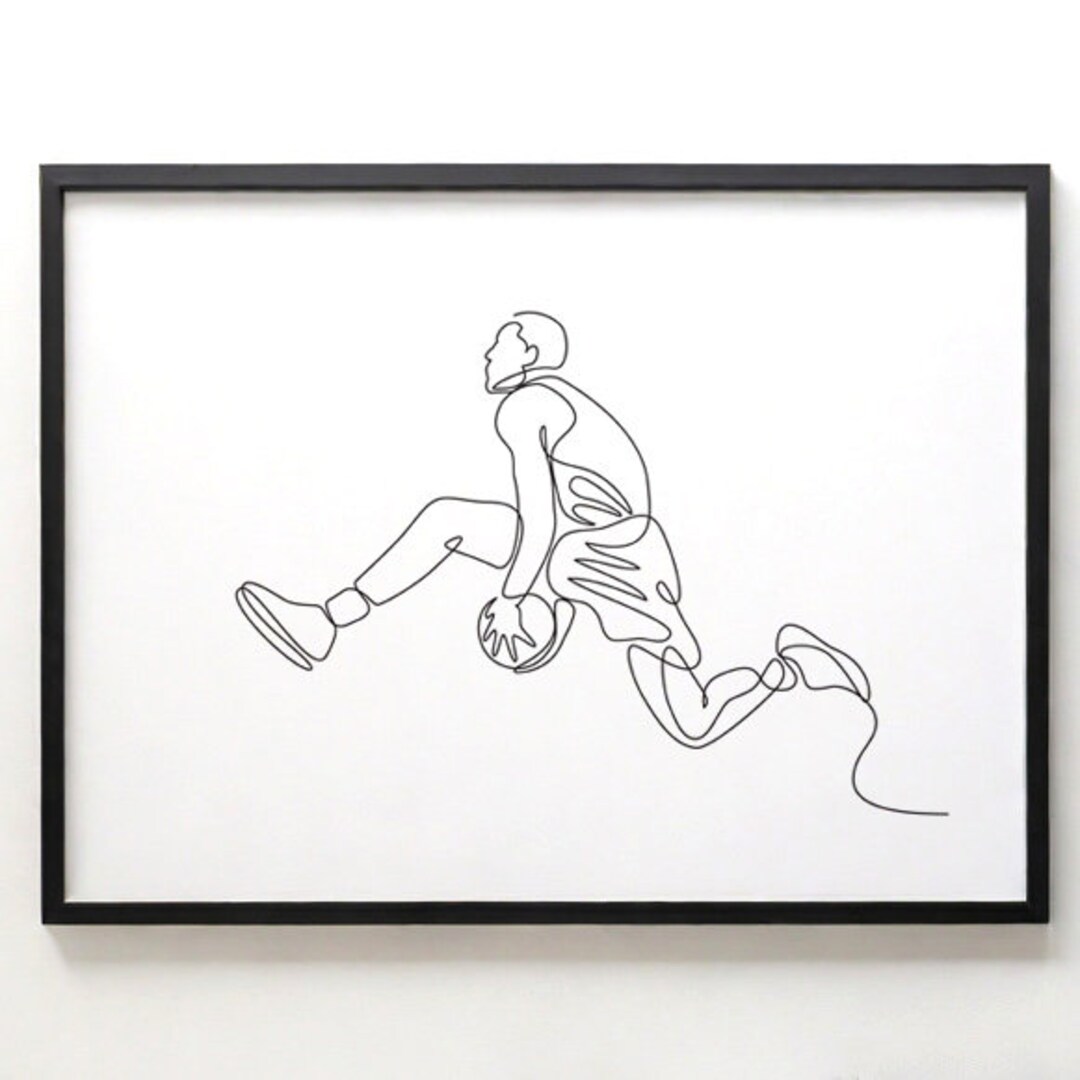 Slam Dunk Line Art, Basketball, Player, All Star, American Games ...