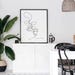 Abstract Couple Kissing One Line Art Print: Minimalist Home Decor ...