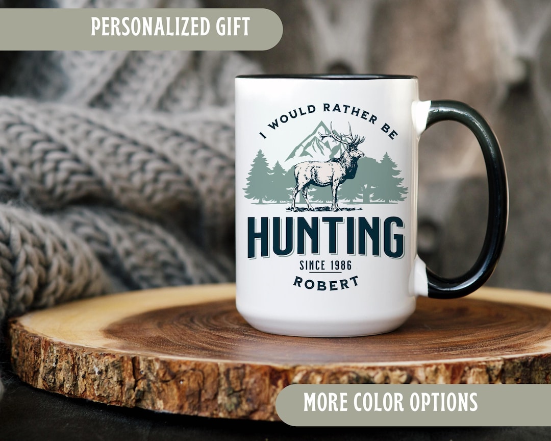Personalized Hunting Mug, Stunning Deer Mug for Deer Lover, Deer ...