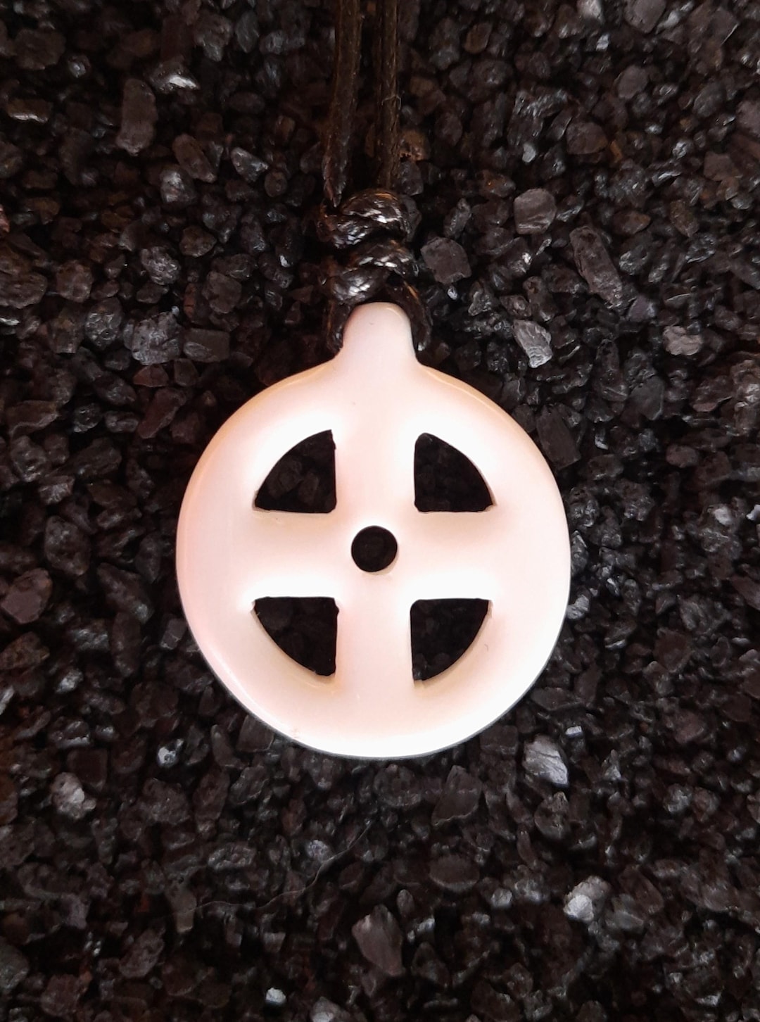 Odin Sun Cross – Viking Solar Amulet, Hand-carved Norse Bone Pendant ...