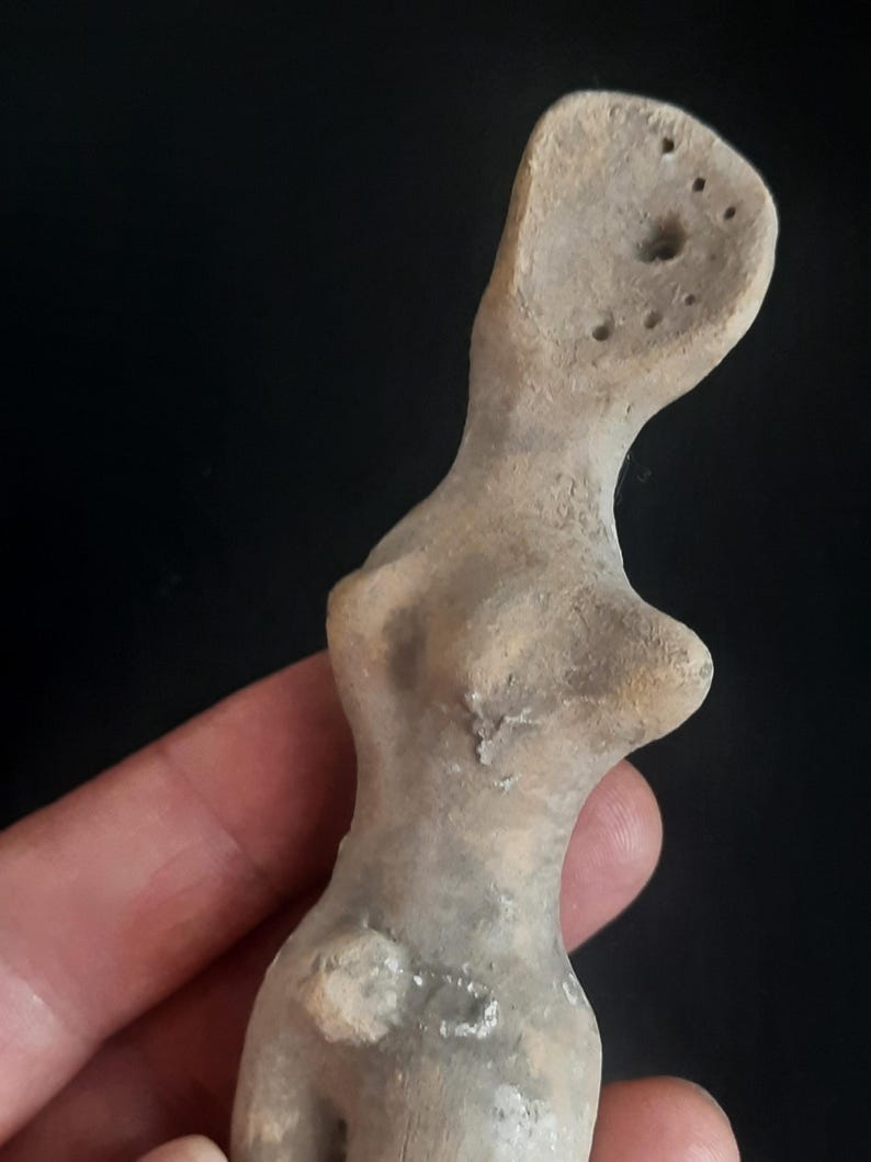 Neolithic Great Mother Goddess Statue, Terracotta Replica, Antique ...