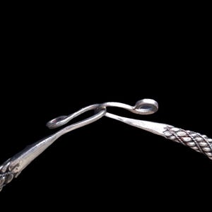 Scandinavian King Hand-woven Torque – Pewter Replica of Viking Bracelet ...