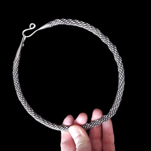 Scandinavian King Hand-woven Torque – Pewter Replica of Viking Bracelet ...