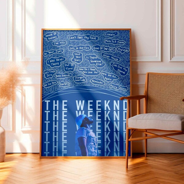 The Weeknd Poster - Etsy