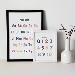 Educational Playroom Decor Wall Art Set Educational Playroom Decor ...