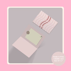 Valentine's Day Foldable Cards, Printable Love Cards for Him and Her ...