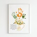 Mother's Day Handprint Craft Flower in Vase, Flower Vase Handprint Art ...