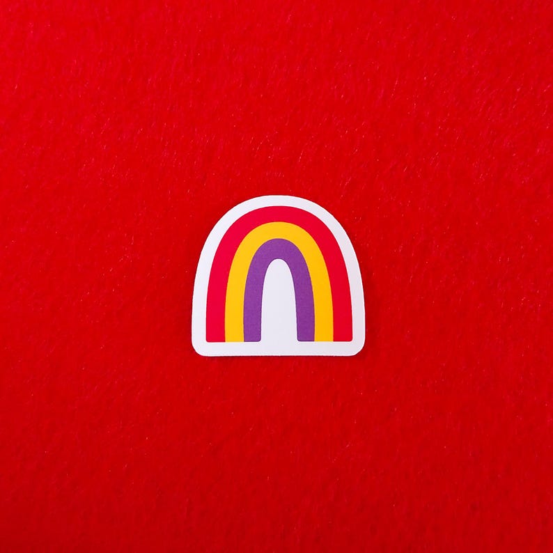 Republican Rainbow Vinyl Sticker - Etsy