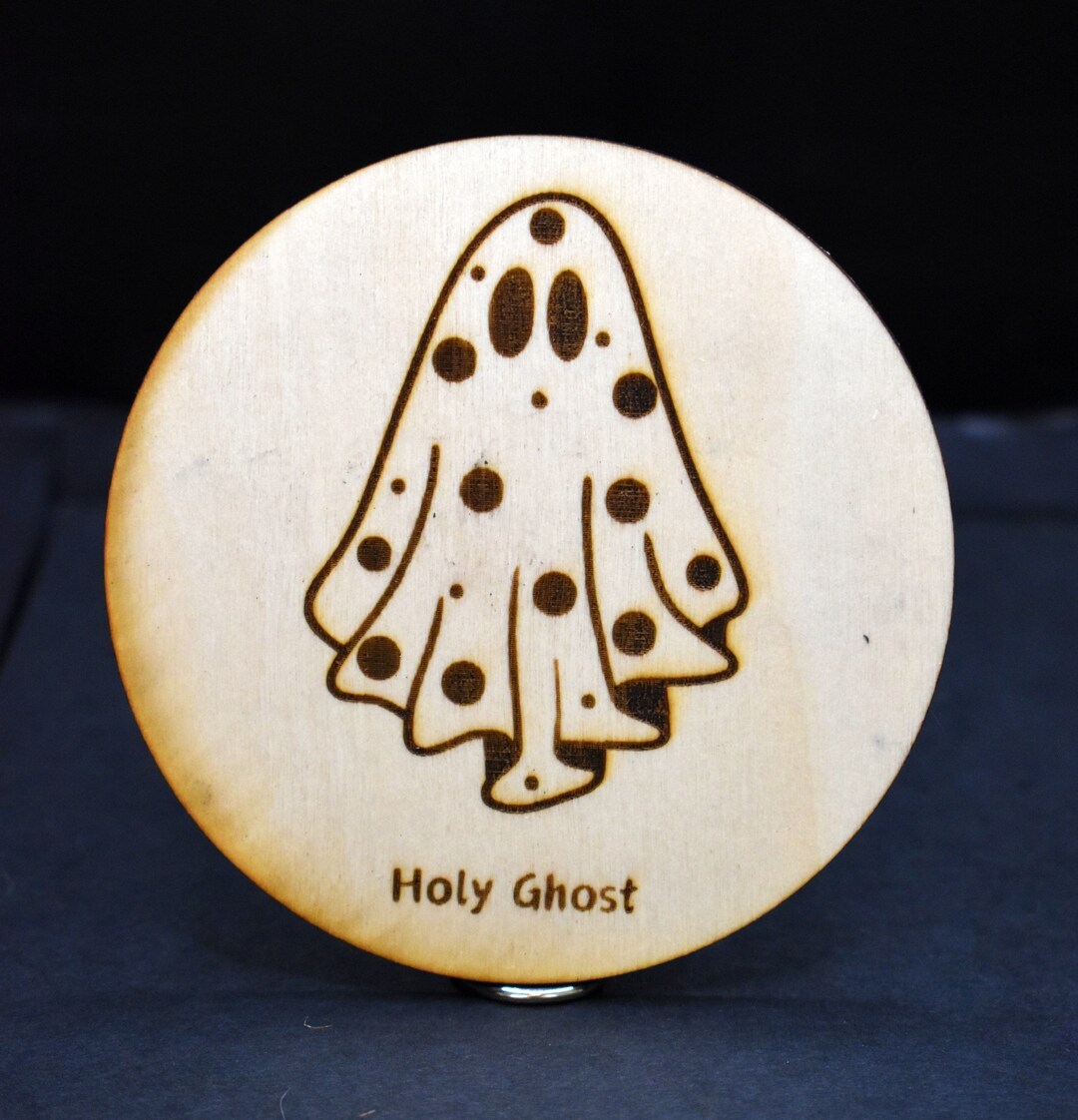 Holy Ghost Wooden Magnet - Etsy