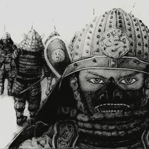 K.P. Butler Hand Drawn Penci Art by Bee - Samurai - Etsy