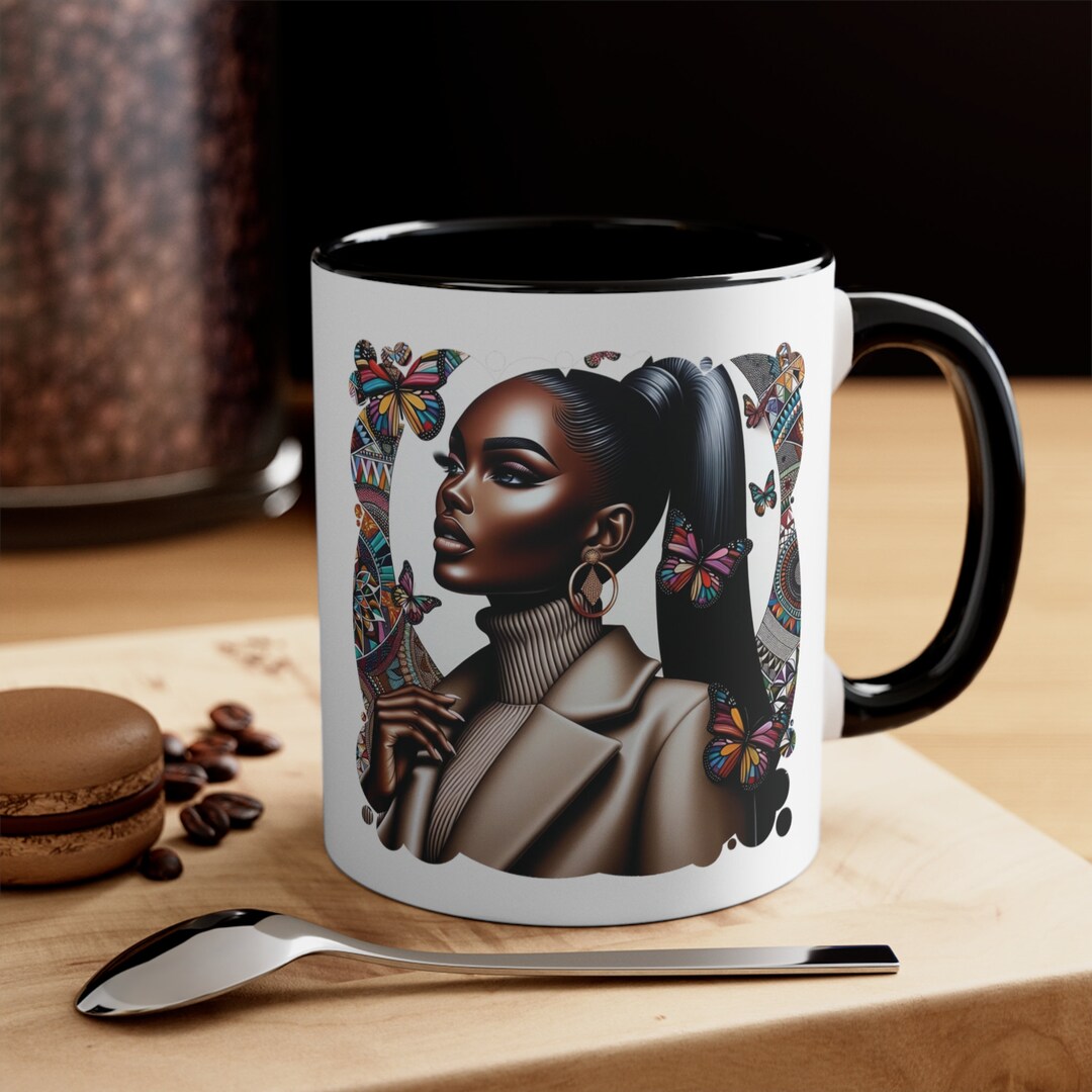 Empowering Black Woman Mug Unique Black Girl Gift Celebrate Black ...
