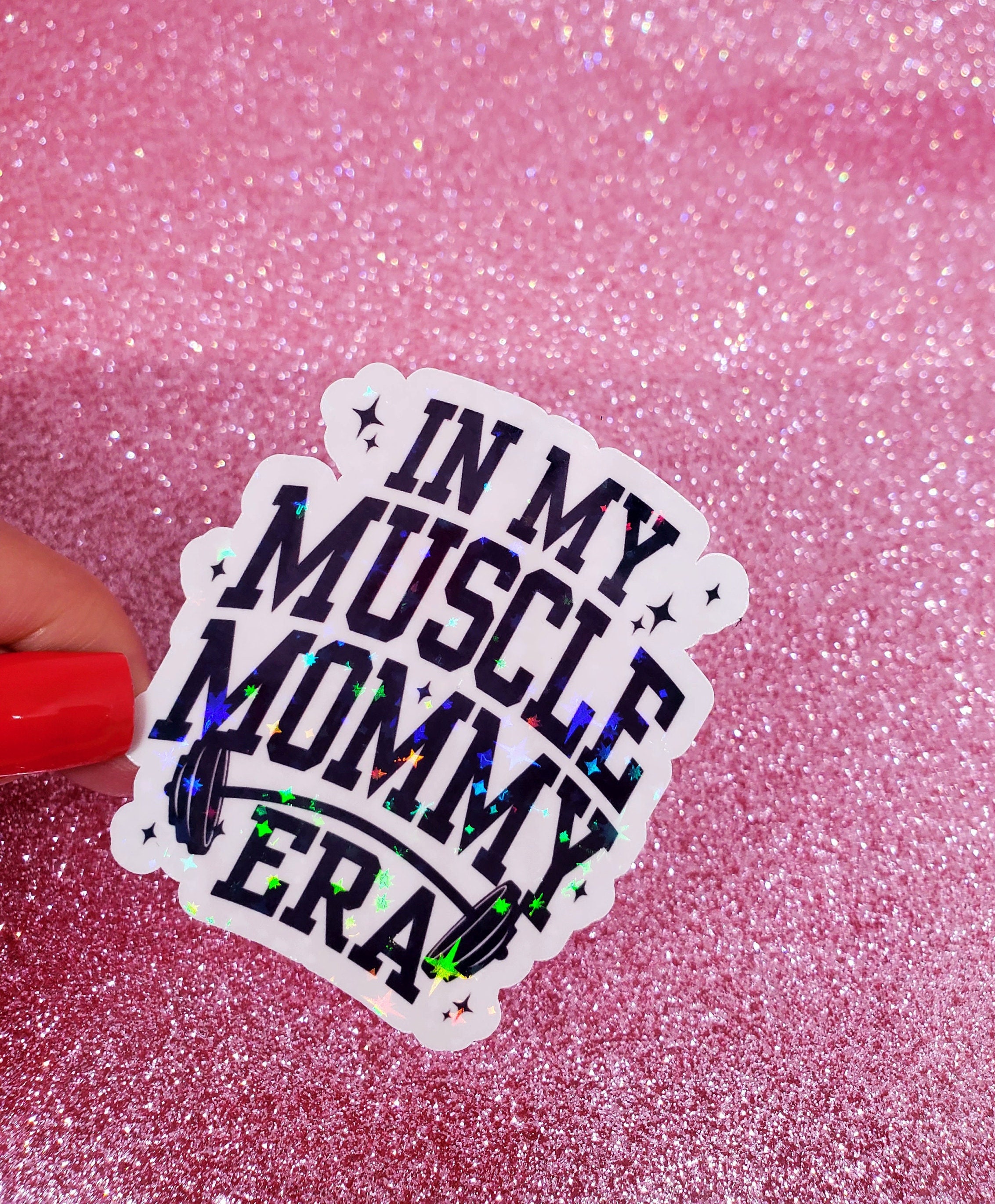 Gym Sticker Muscle Mommy Sticker Fitness Sticker in My Muscle Mommy Era ...
