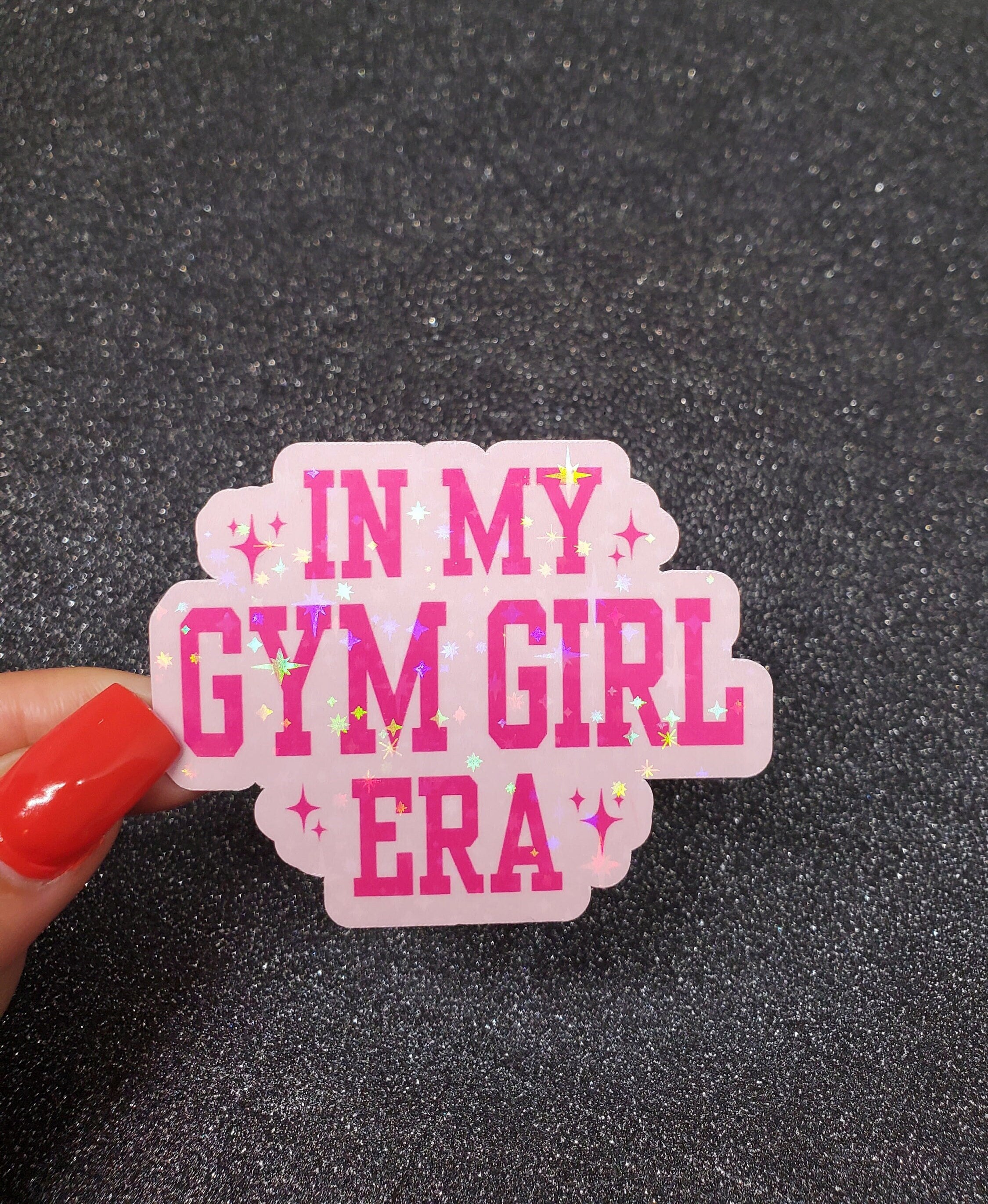 Fitness Sticker in My Gym Girl Era Sticker Pink Workout Sticker Gym ...