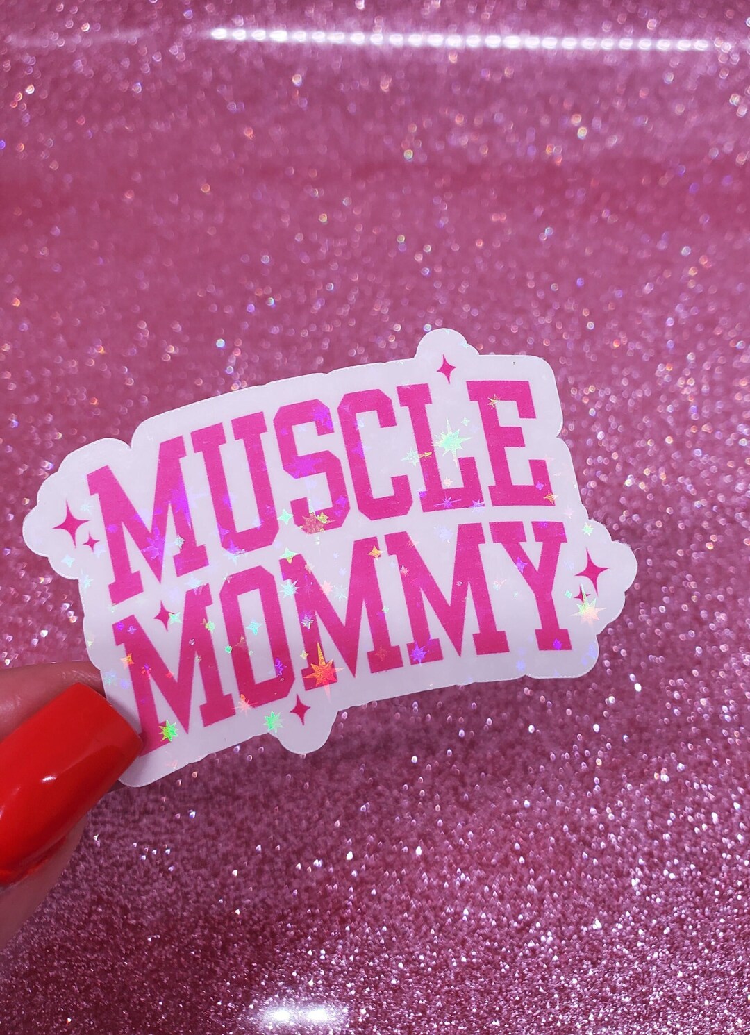 Gym Sticker Muscle Mommy Sticker Fitness Sticker in My Muscle Mommy Era ...