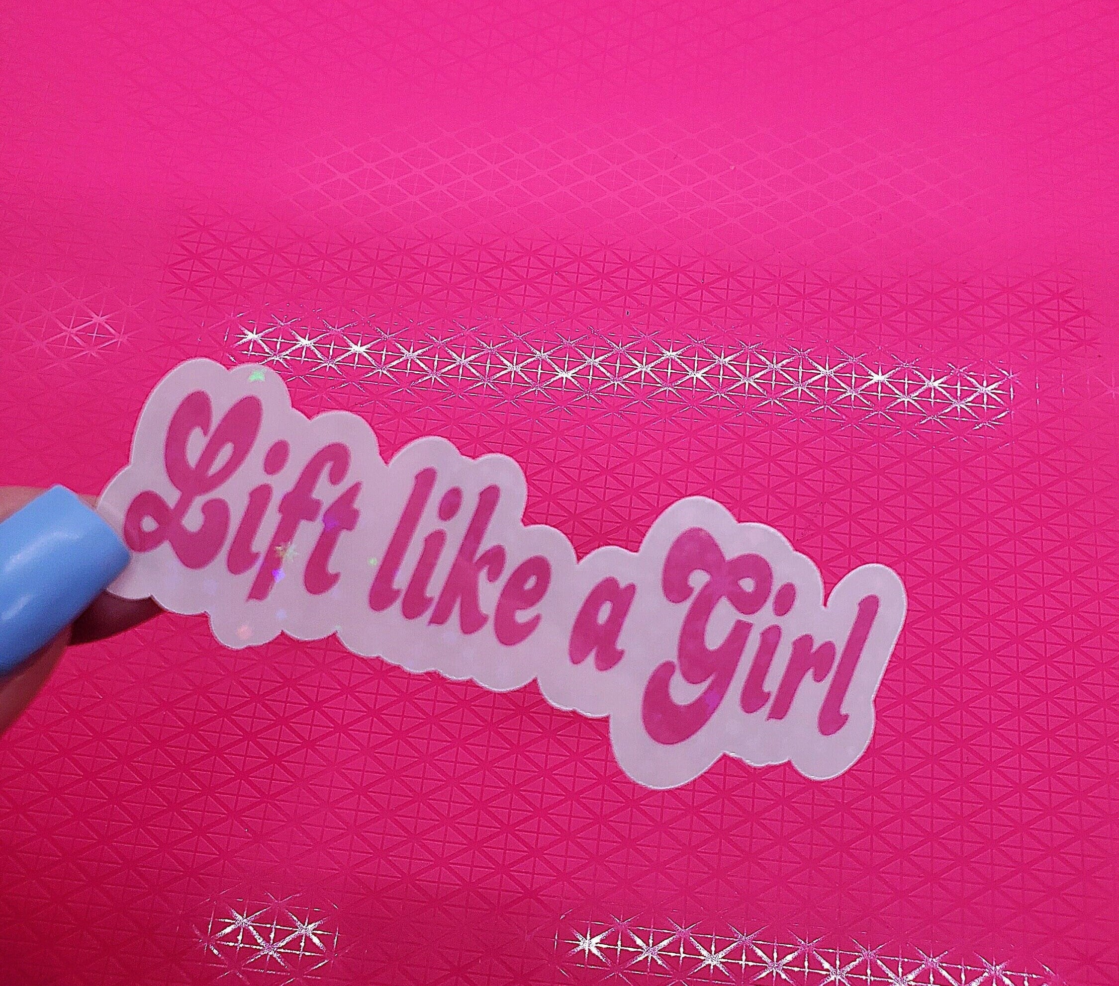 Gym Sticker Lift Like a Girl Sticker Fitness Sticker Gym Girl Sticker ...