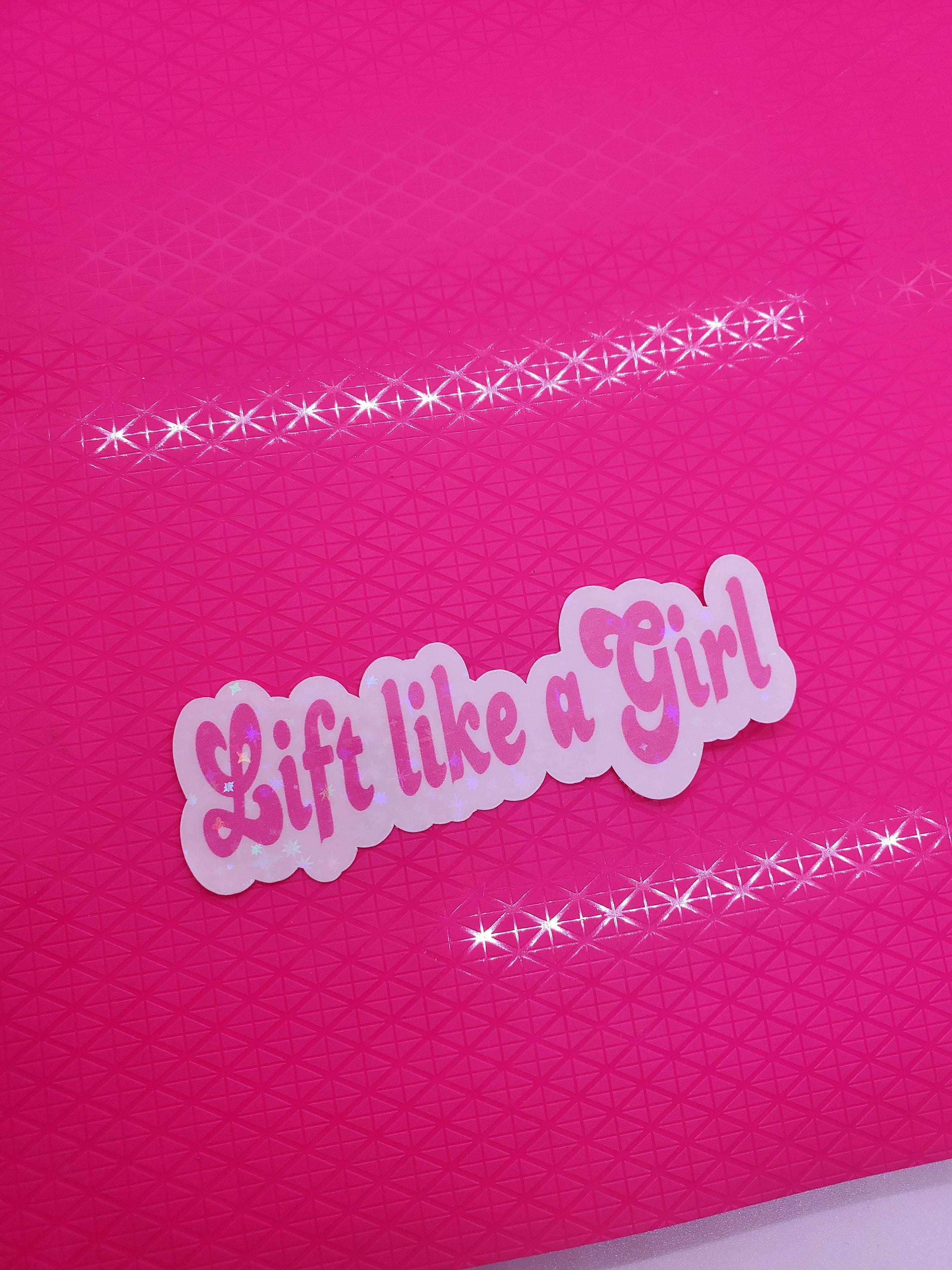 Gym Sticker Lift Like a Girl Sticker Fitness Sticker Gym Girl Sticker ...