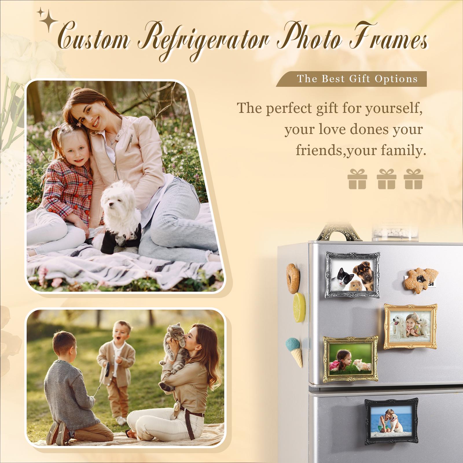 Victorian Style Picture Frame Fridge Magnets – Vintage Art for Your ...