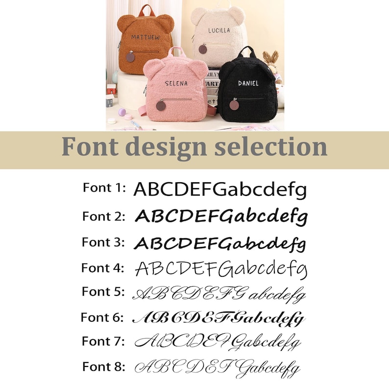 Personalized Kid's Backpacks, Name Customization, Toddler Backpacks ...