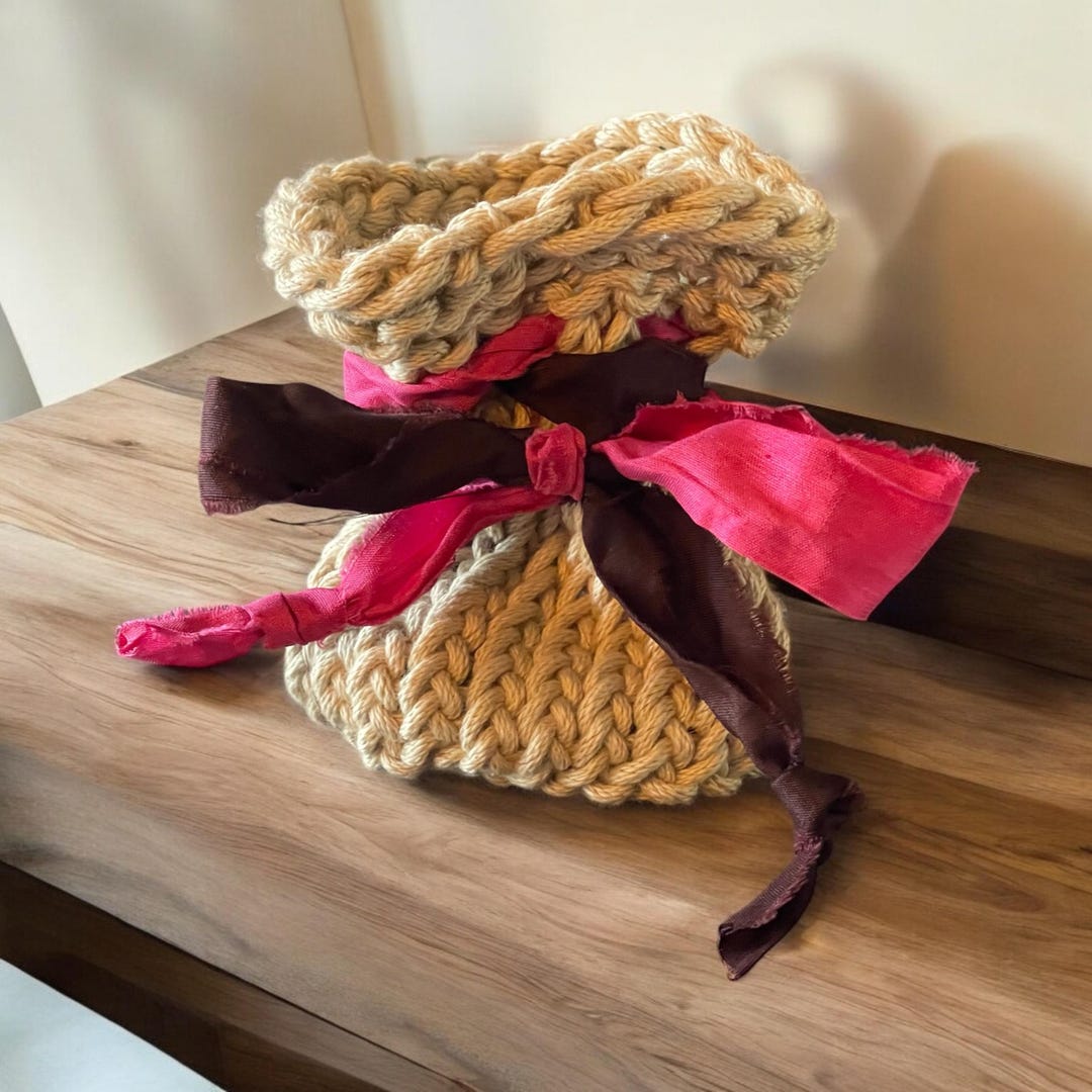 Small Beige Makeup Bag With Recycled Silk - Etsy