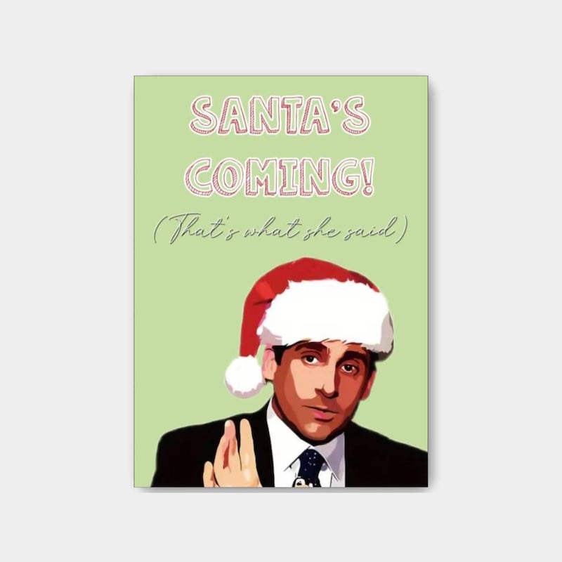 The Office Christmas Card - Etsy