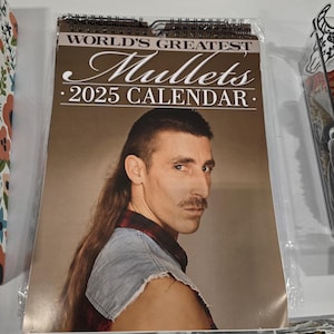 2026 Calendar - World's Greatest Mullets - Etsy