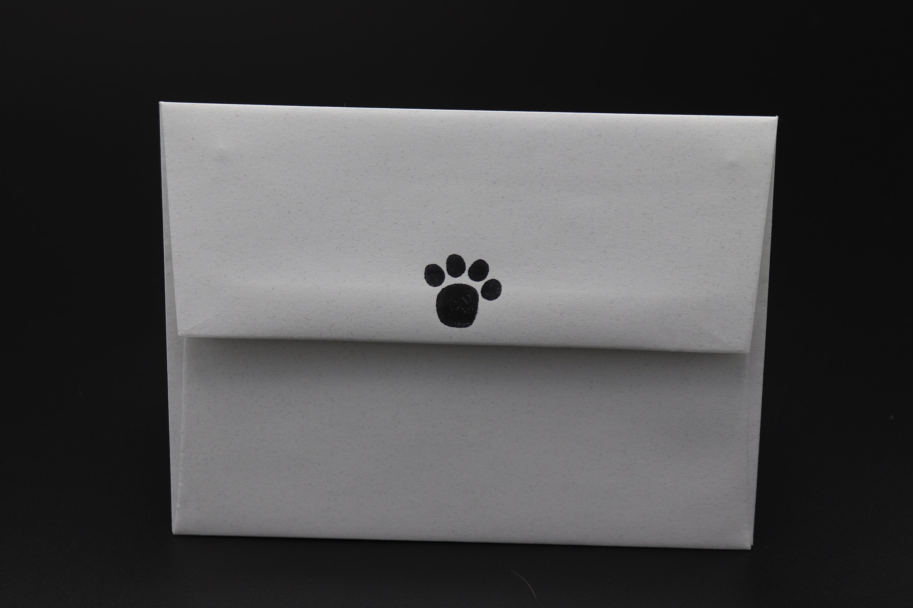 Paw Sympathy Cards Paw Greeting Cards Paw Print Blank Card Pet ...