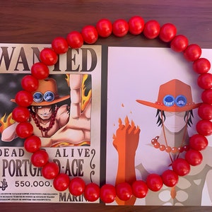 One Piece Fire Fist Ace Necklace ASL ace, Sabo, Luffy Gift - Etsy